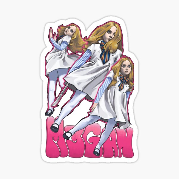 "M3GAN Art" Sticker for Sale by JulieJohnson99 | Redbubble