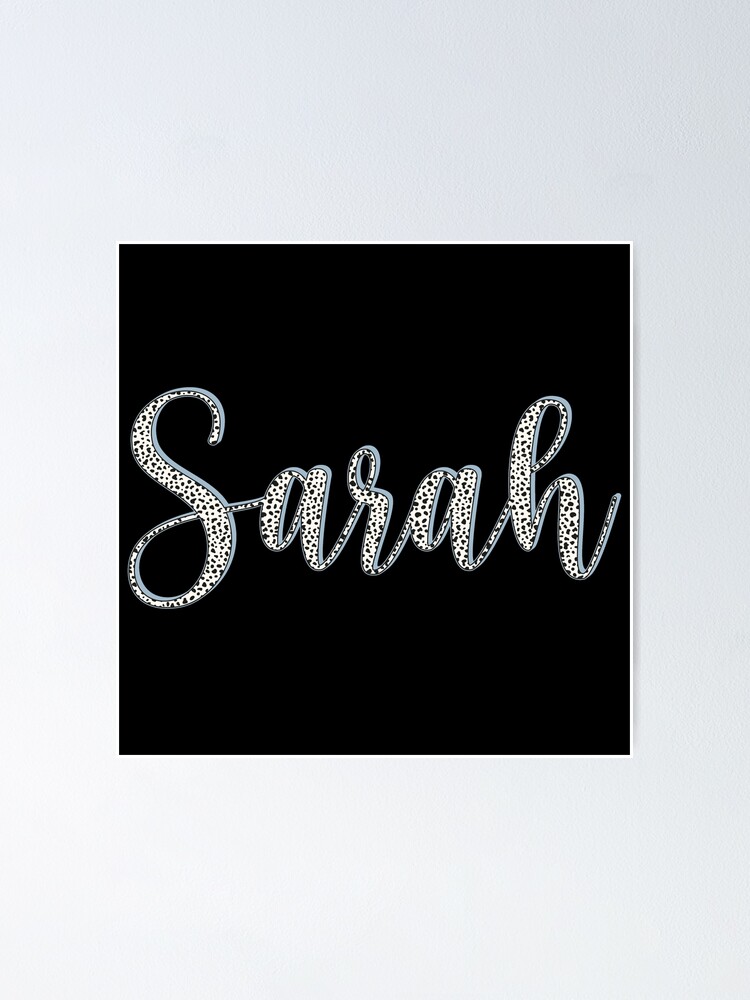 Sarah Name Wallpaper In Glitter