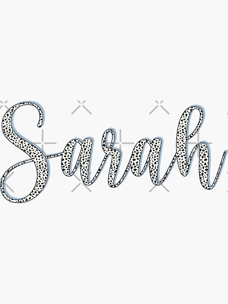 Sarah Name Wallpaper In Glitter