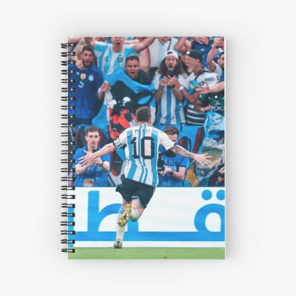 "Lionel Messi world cup" Spiral Notebook for Sale by AndreaFanou ...
