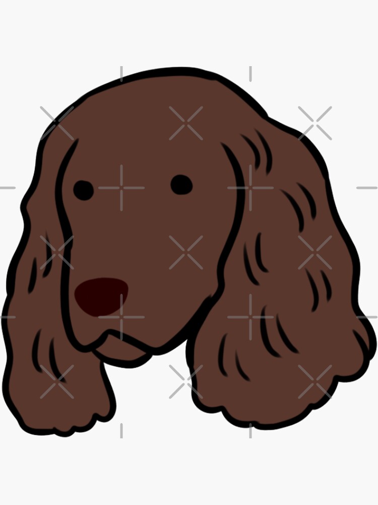"Spaniel boykin dog cute illustration " Sticker for Sale by ...
