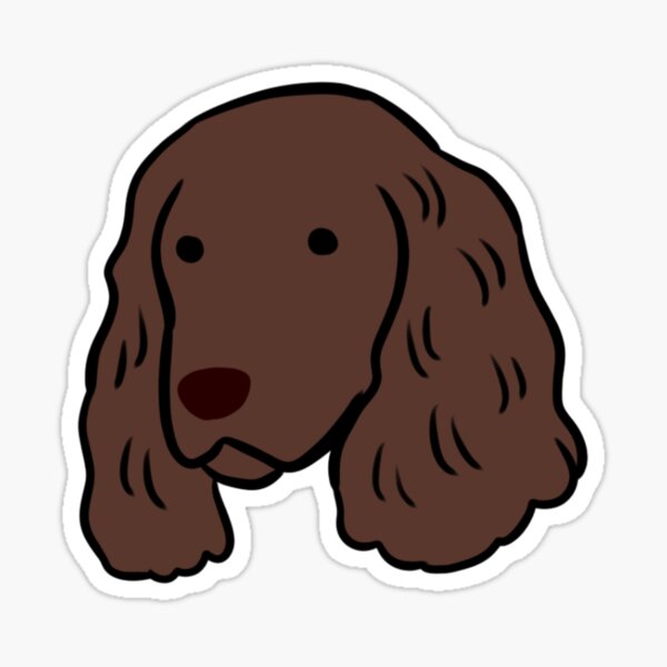 "Spaniel boykin dog cute illustration " Sticker for Sale by ...