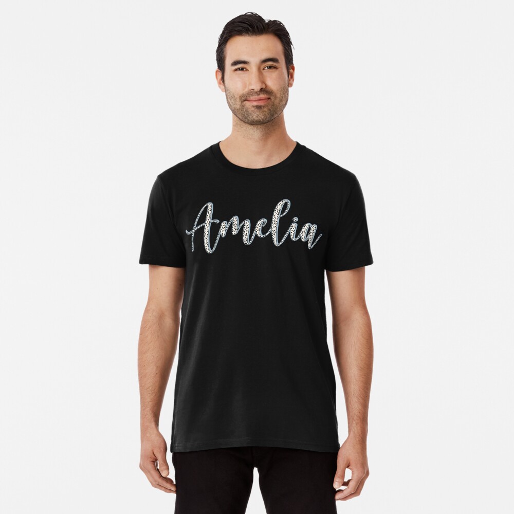 "Amelia name, Dalmatian pattern Amelia first name" Sticker for Sale by ...