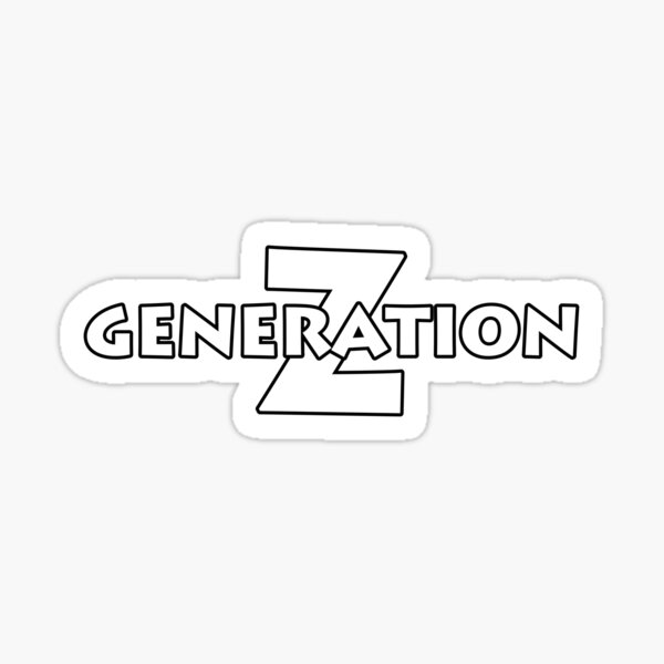 "Generation Z" Sticker for Sale by ArashiiGames | Redbubble