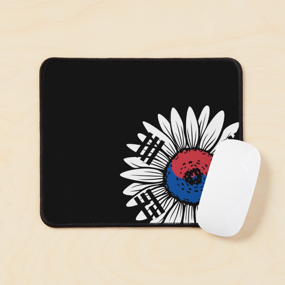 "Korea Flag Sunflower Art | South Korea Flag | Korean 태극기" Sticker for ...