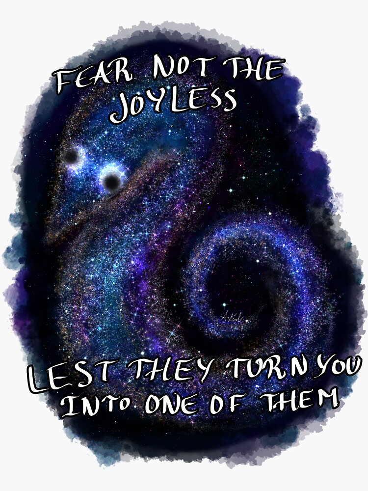 "Do Not Waste Your Concerns On The Joyless" Sticker for Sale by ...