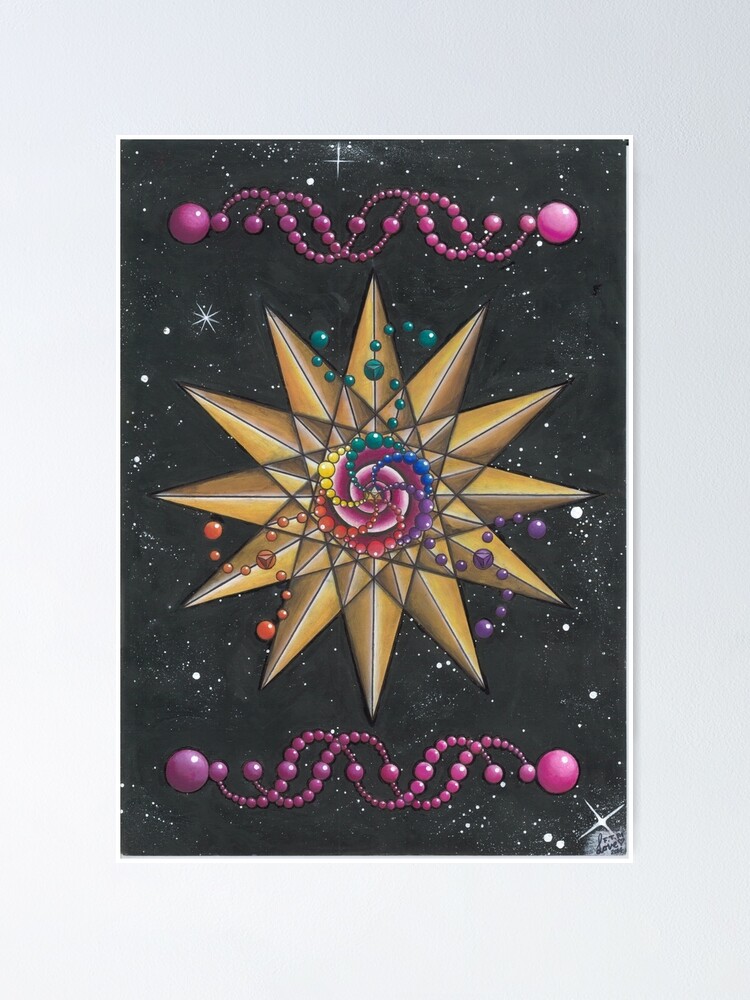 "3 -12 strand DNA Lightbody Activation" Poster for Sale by Francesca ...