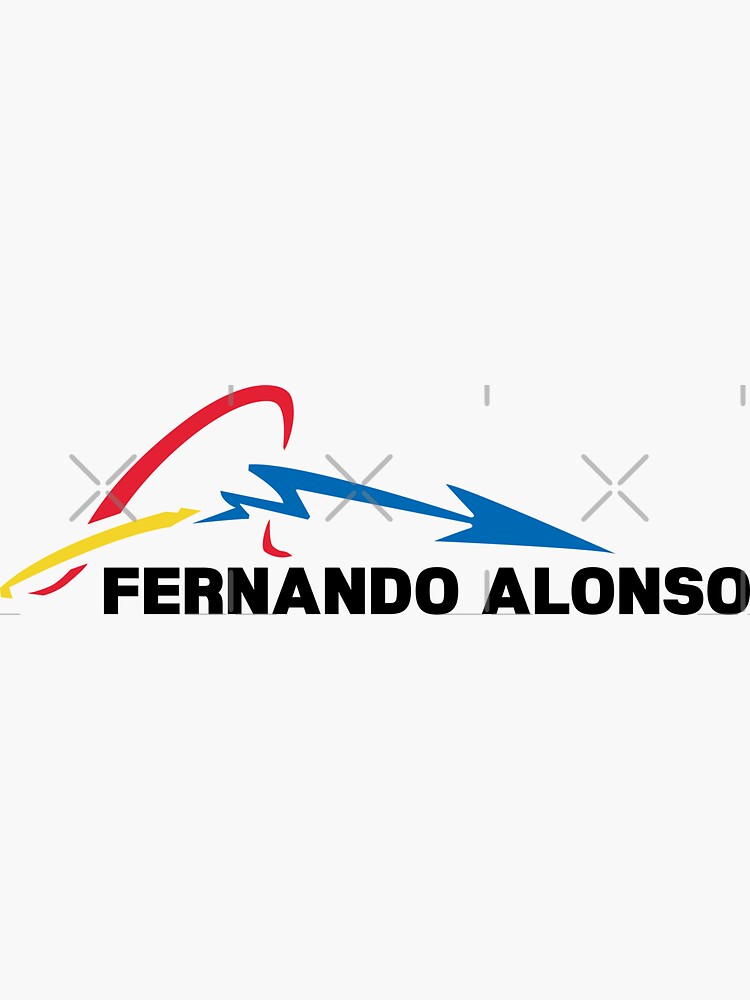"Fernando Alonso Logo" Sticker for Sale by larsmeijer11 | Redbubble