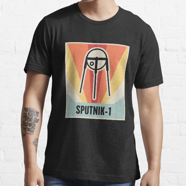 "Sputnik-1 | Vintage Style Space Race Design" T-shirt by ethandirks ...