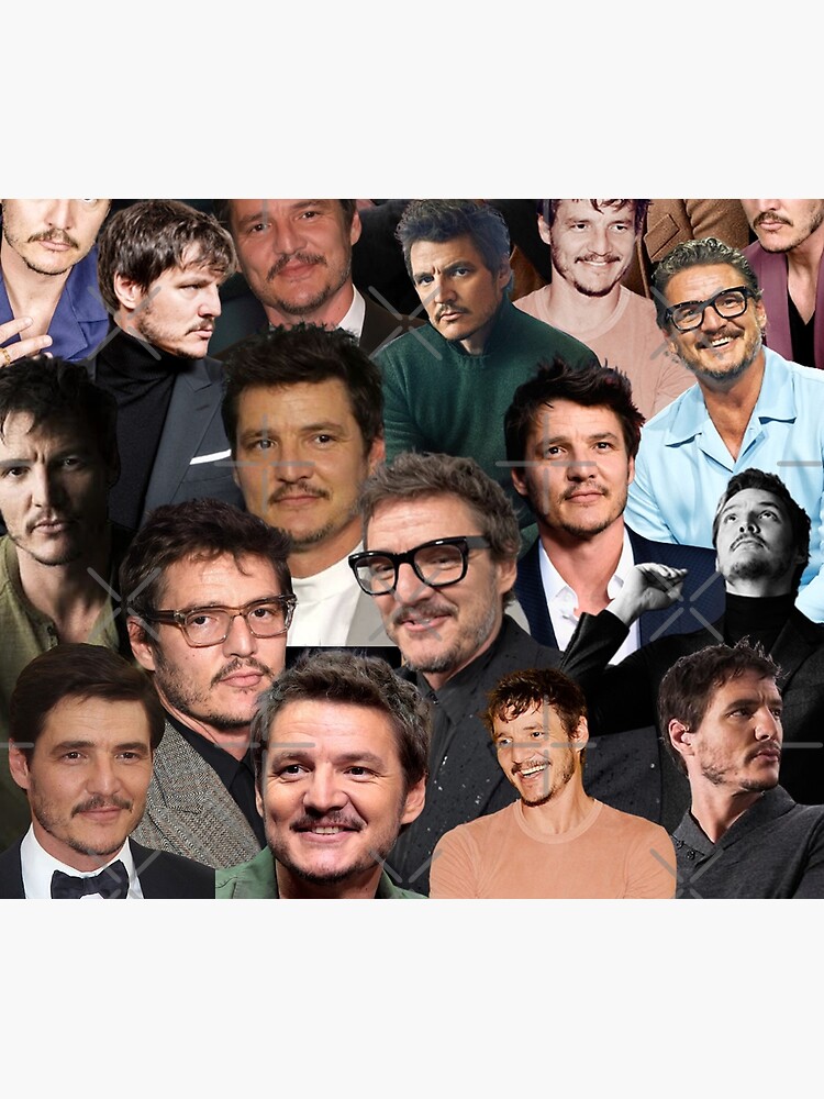 "pedro pascal photo collage " Throw Blanket for Sale by mahmoudrakha ...