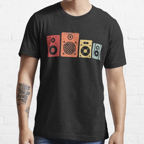 "Retro Vintage Audiophile Speakers" T-shirt for Sale by ethandirks ...
