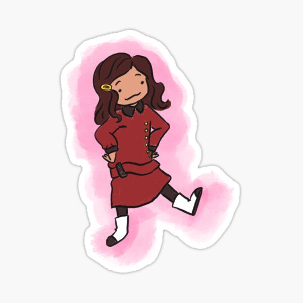 "American Girl Rebecca Rubin" Sticker for Sale by FavsDoodles | Redbubble