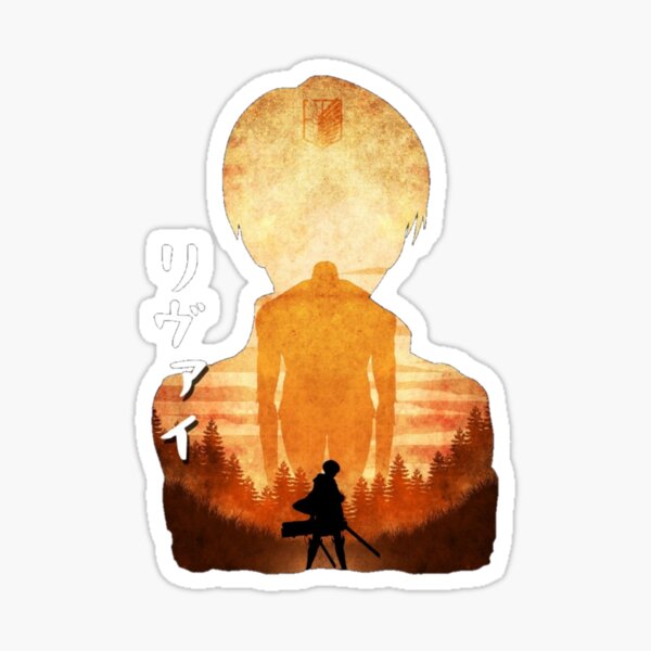 "Captain Levi" Sticker for Sale by Happy4ForYou | Redbubble