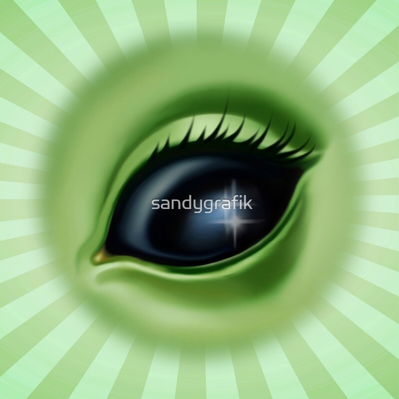 "Alien Eye - Stardust" by sandygrafik | Redbubble