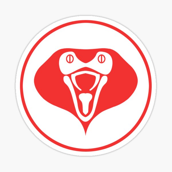"Kobra Kid Logo" Sticker for Sale by RiddleOfRevenge | Redbubble