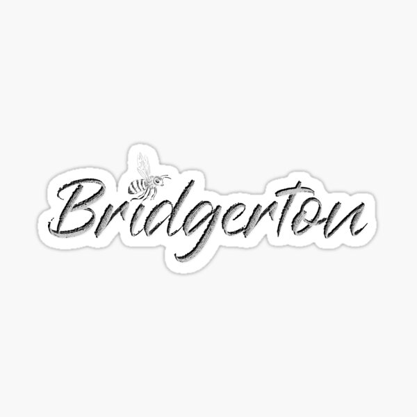 "Bridgerton Fan Sticker" Sticker for Sale by CardBoardTables | Redbubble