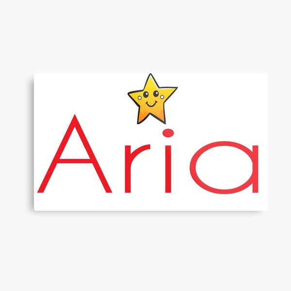 Aria Metal Prints | Redbubble