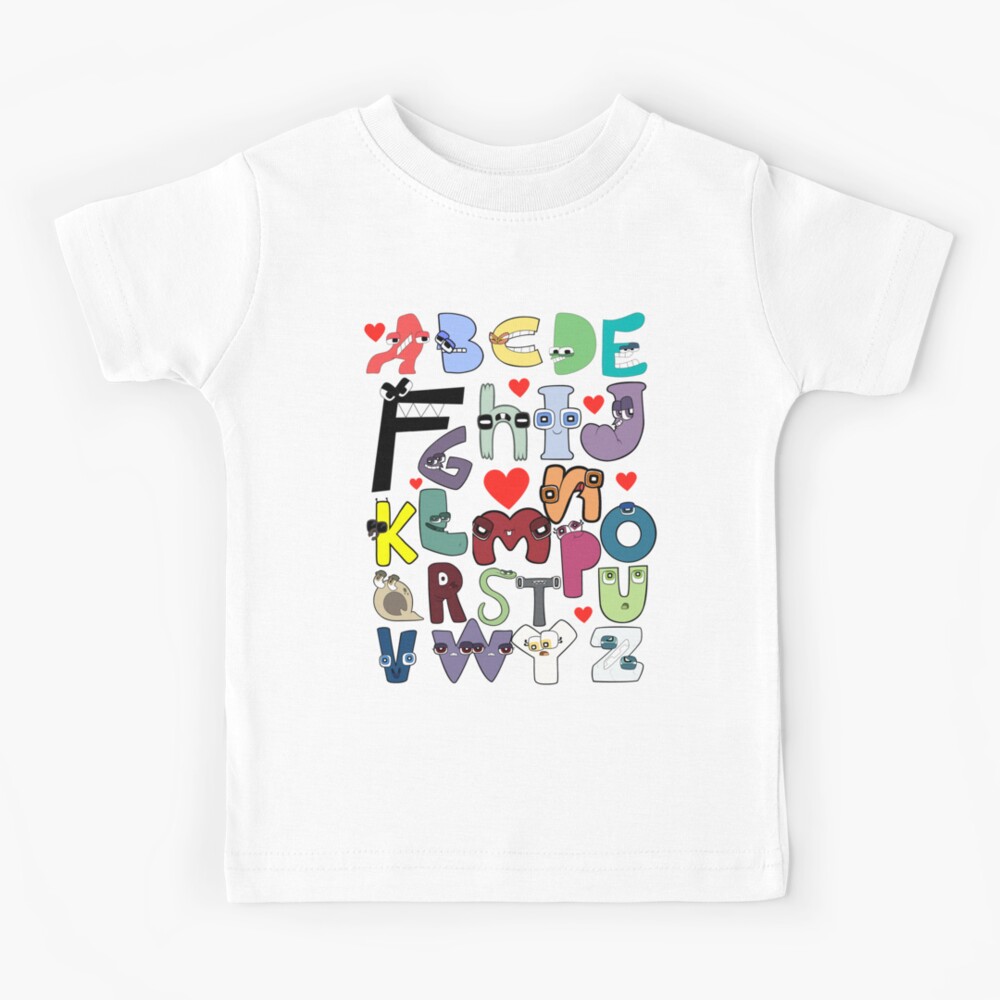 "Funny Alphabet Lore ABC for Kids and Boys of all Ages" Kids T-Shirt ...