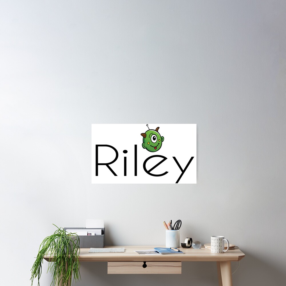 "Riley Cute Alien" Poster by ProjectX23 | Redbubble