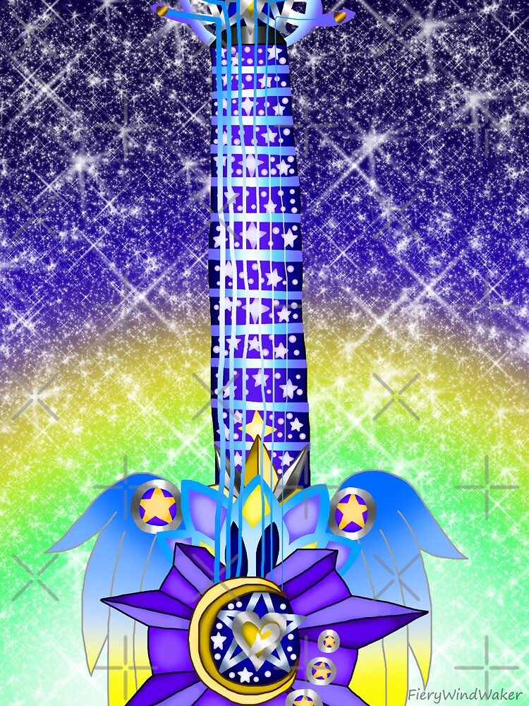 "Fusion Keyblade Guitar #71 - Ultima Weapon & Star Seeker" Sticker by ...