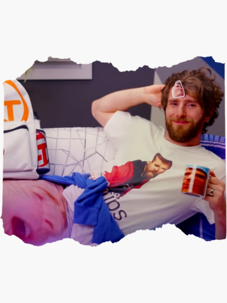"LTT Linus Tech Tip Authentic Fake Merch Suave Pose" Sticker for Sale ...