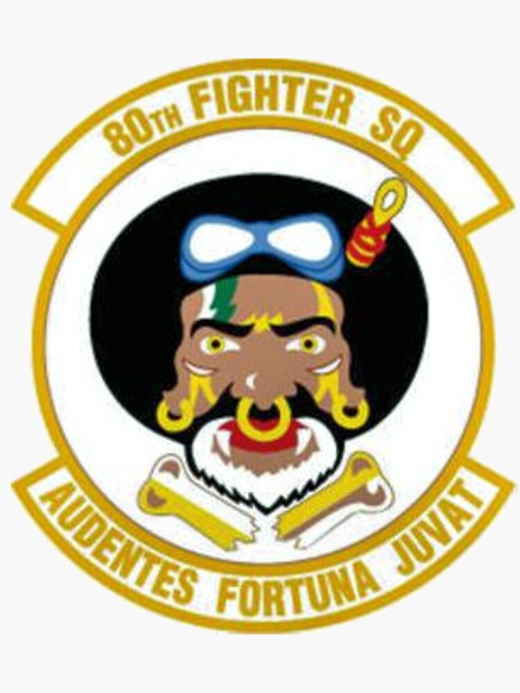 "80th Fighter Squadron" Sticker for Sale by DuckDuckJeep | Redbubble