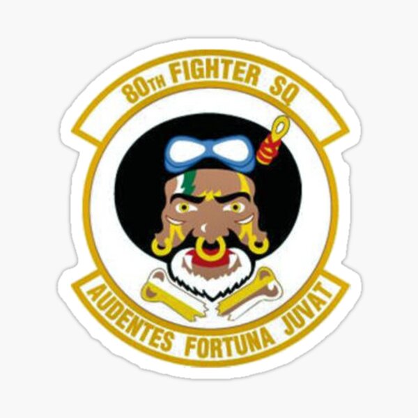 "80th Fighter Squadron" Sticker for Sale by DuckDuckJeep | Redbubble