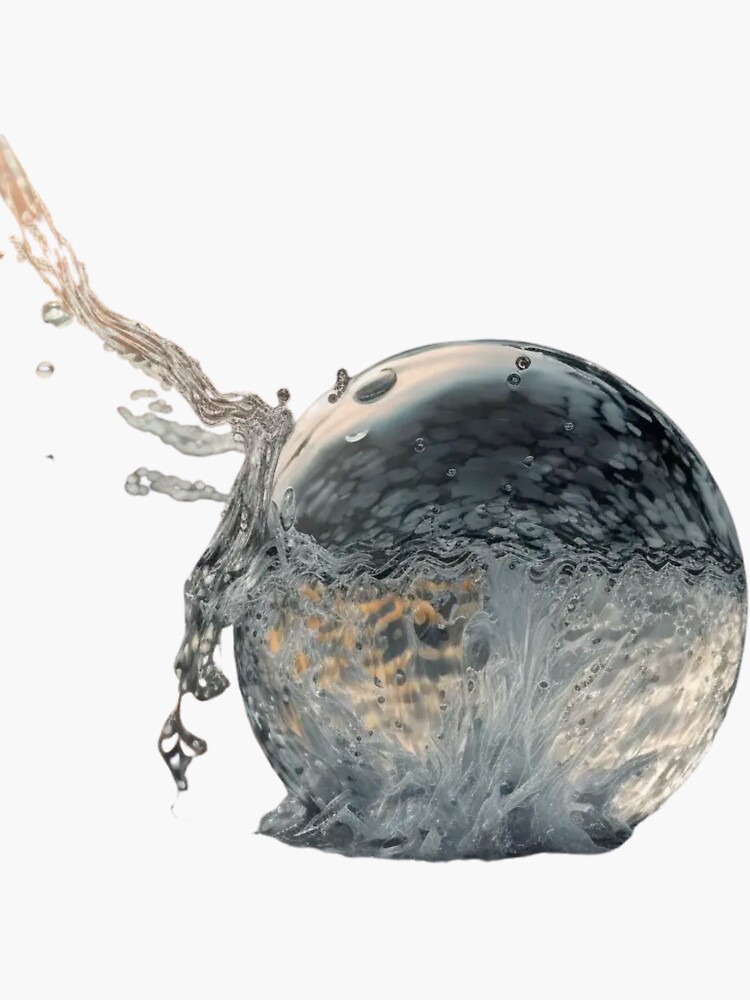 "3d Water Drop " Sticker for Sale by 1107Designed | Redbubble