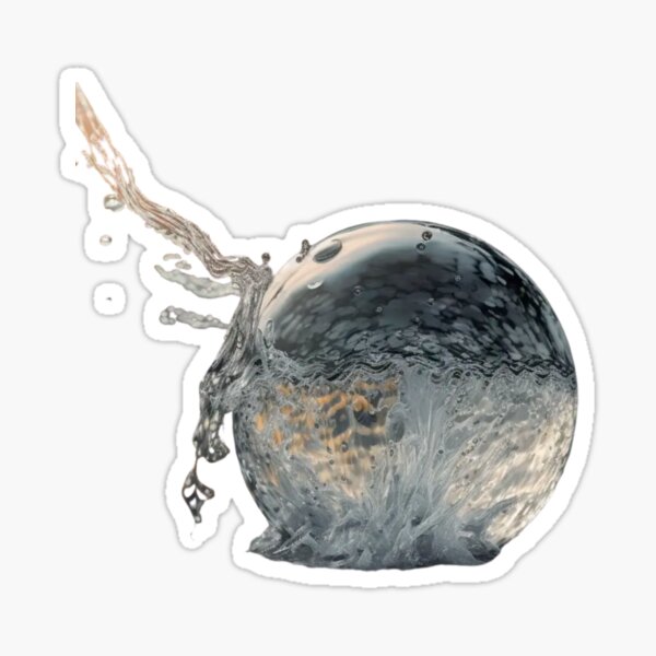 "3d Water Drop " Sticker for Sale by 1107Designed | Redbubble