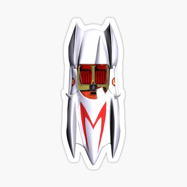 "Speed Racer - Mach 5 - Car Top - Vintage Retro - Clean" Sticker for ...