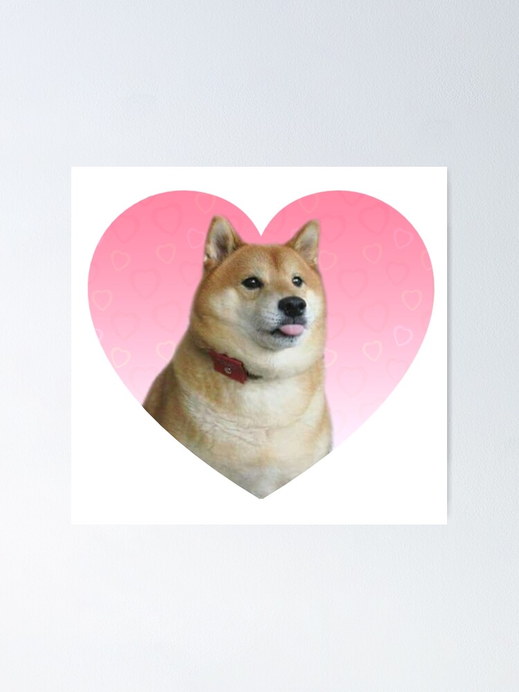 "Doggo Stickers: Mlem" Poster by Elisecv | Redbubble