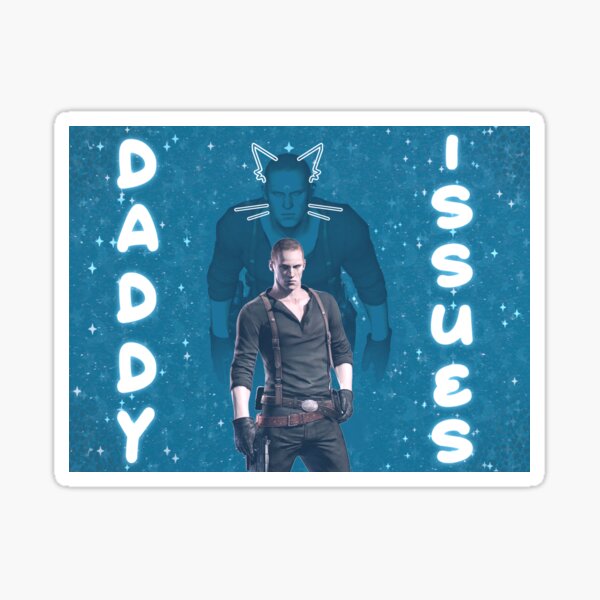 "Daddy Issues Jake" Sticker for Sale by IRLPeachTea | Redbubble