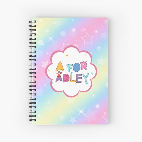 "A for Adley, birthday gift for girls." Spiral Notebook for Sale by ...