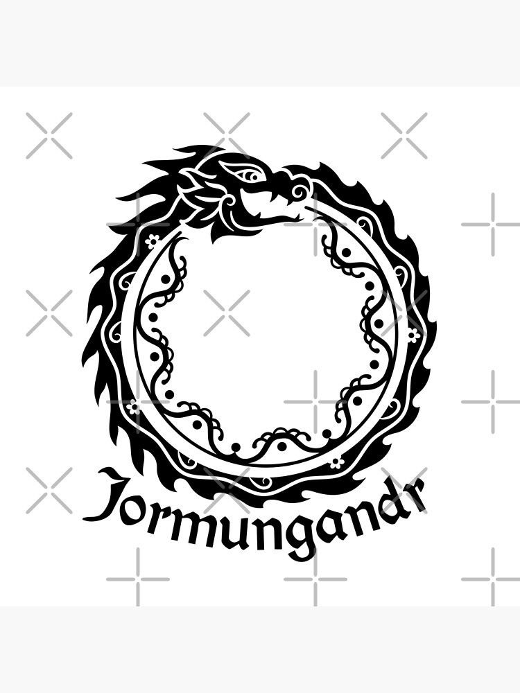 "Jormungandr - Norse Mythology" Throw Pillow for Sale by Georgy09 ...