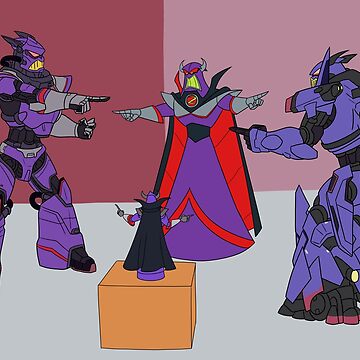 "Zurg Spiderman Meme" Sticker for Sale by MyrasGrove | Redbubble