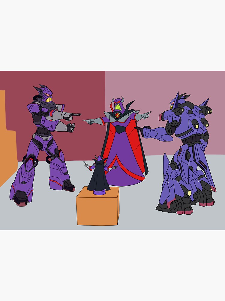 "Zurg Spiderman Meme" Sticker for Sale by MyrasGrove | Redbubble