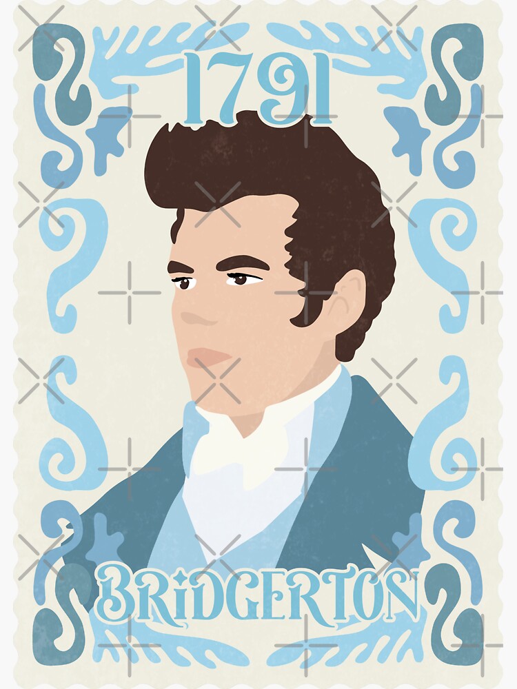 "Vintage Stamp Colin Bridgerton (Bridgerton)" Sticker for Sale by ...