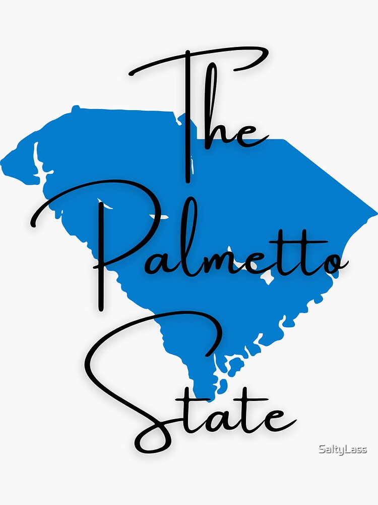 "South Carolina | The Palmetto State | State Nicknames Series" Sticker ...