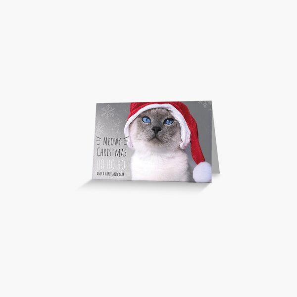 "Meowy Christmas and a Happy mew year" Greeting Card for Sale by ...