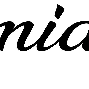 "Mia Name " Art Print for Sale by ProjectX23 | Redbubble