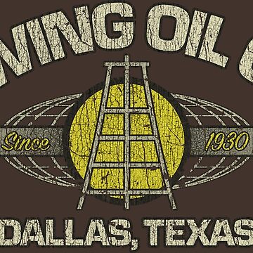 "Ewing Oil Company 1930" Sticker for Sale by AstroZombie6669 | Redbubble