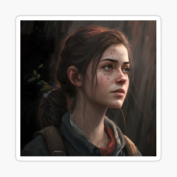 "Ellie" Sticker for Sale by MystiS | Redbubble