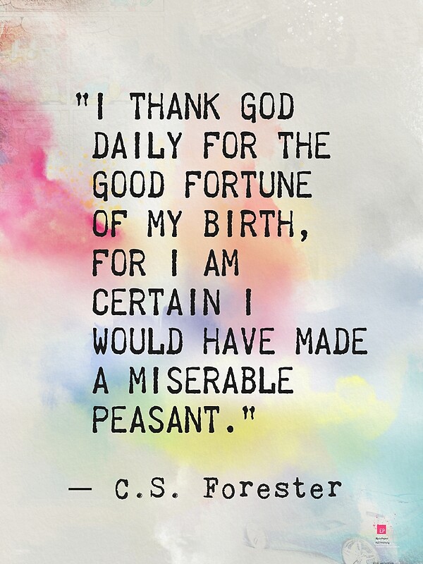 " C.S. Forester quote" by epicpaper quotes shop | Redbubble