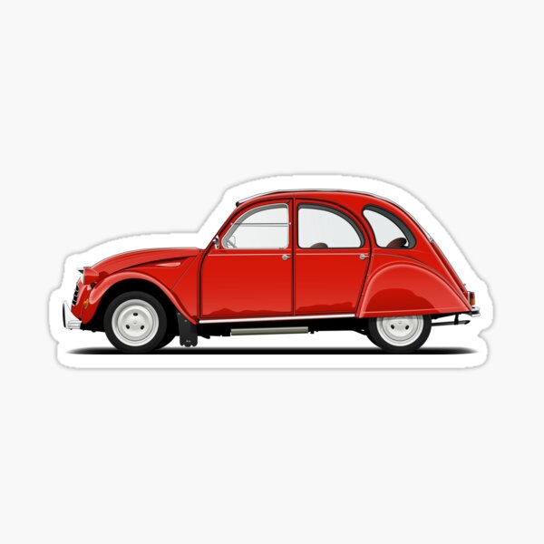 "2CV" Sticker by VinnyArtworks | Redbubble
