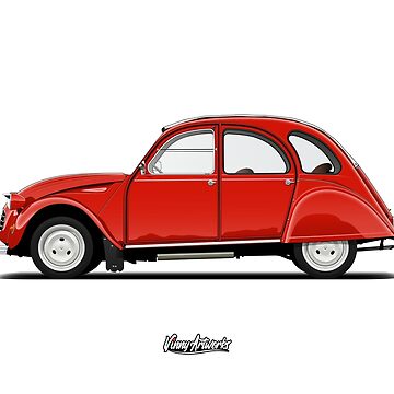 "2CV" Sticker by VinnyArtworks | Redbubble