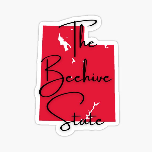 "Utah | The Beehive State | State Nicknames Series" Sticker for Sale by ...