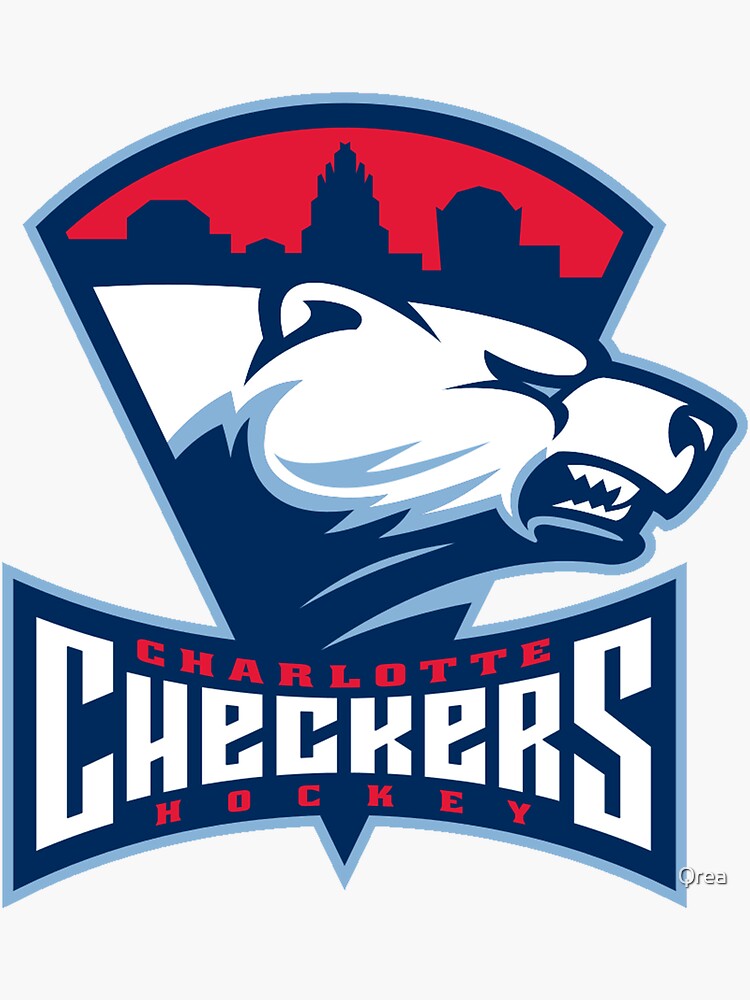 "Charlotte Checkers vintage hockey team" Sticker for Sale by Qrea ...