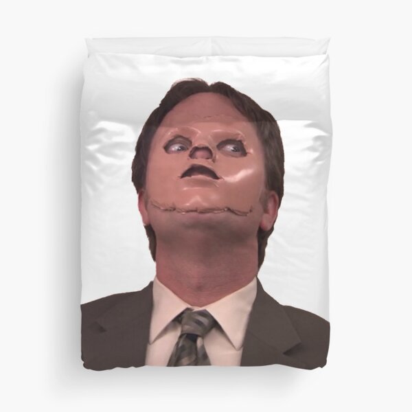 "Dwight Schrute - Skin Mask" Duvet Cover for Sale by TossedSweetCorn ...