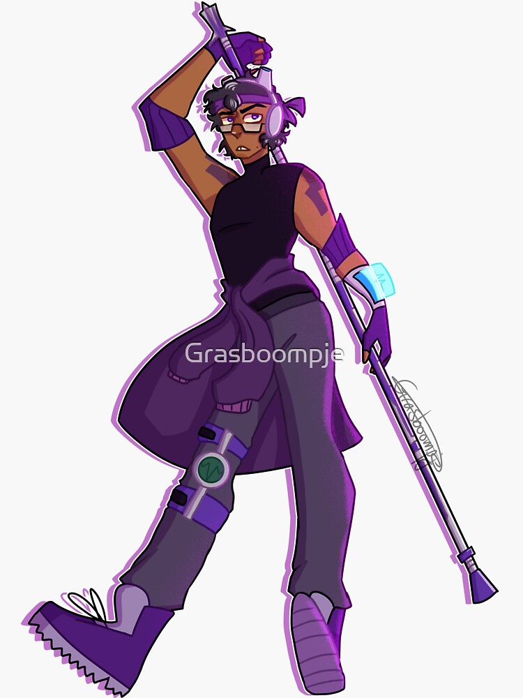 "ROTTMNT Donnie" Sticker for Sale by Grasboompje | Redbubble