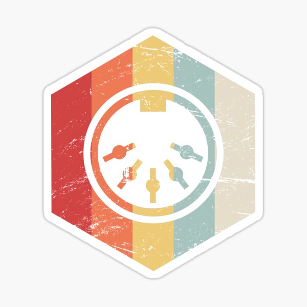 "Retro 70s Synthesizer Icon" Sticker by ethandirks | Redbubble